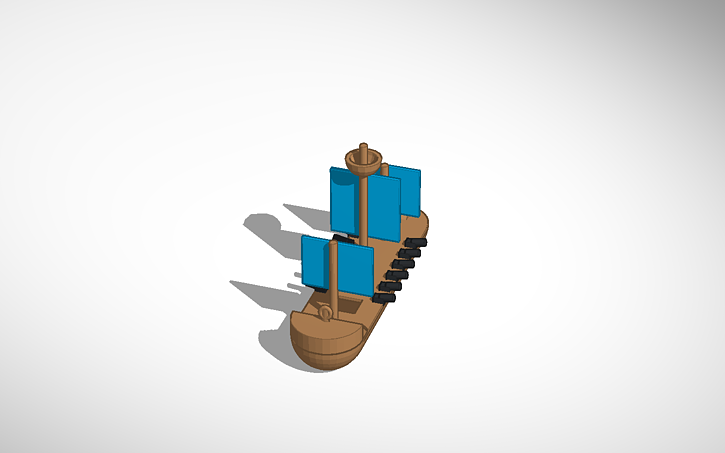 3D design Boat - Tinkercad