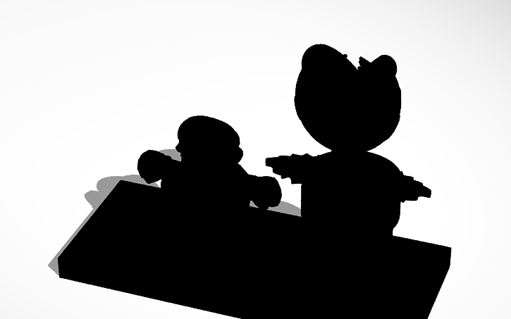 3D design Mario coming out pipe - Tinkercad