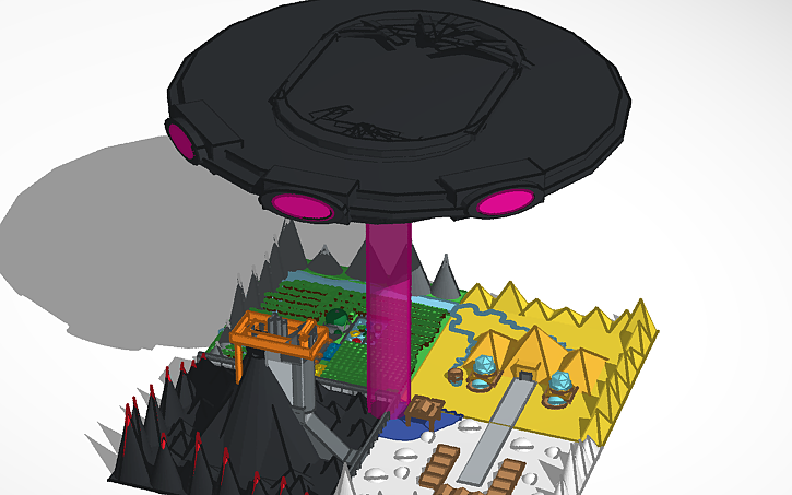 3D design The Fortnite Map - Tinkercad