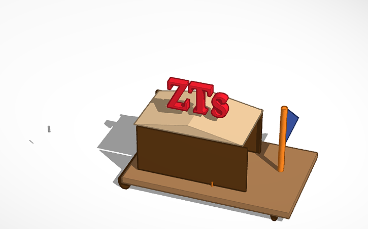 3D design zak and tong - Tinkercad