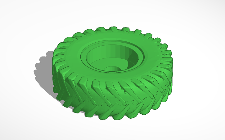 3D design Tractor wheel 70 - Tinkercad