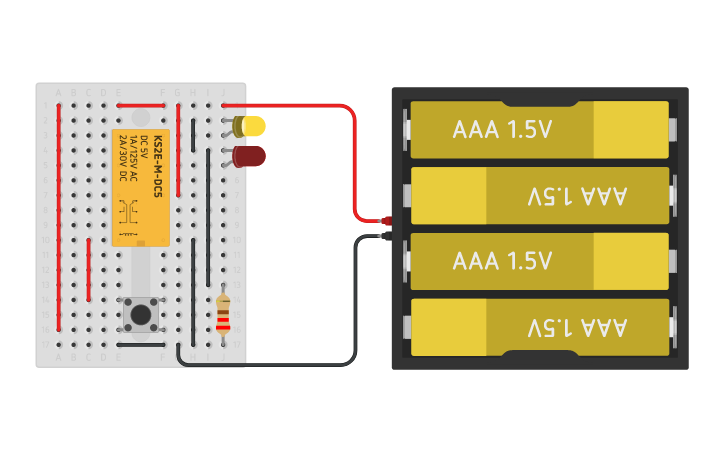 Circuit Design Relay Tinkercad