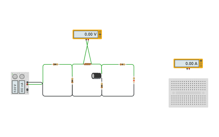 Circuit Design Rlc Testing Of Voltage Tinkercad