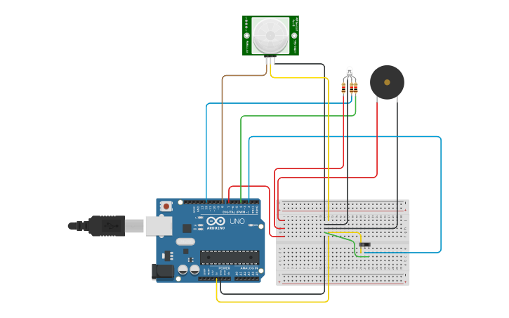 Circuit Design Domhnalls Burglar Alarm Tinkercad 
