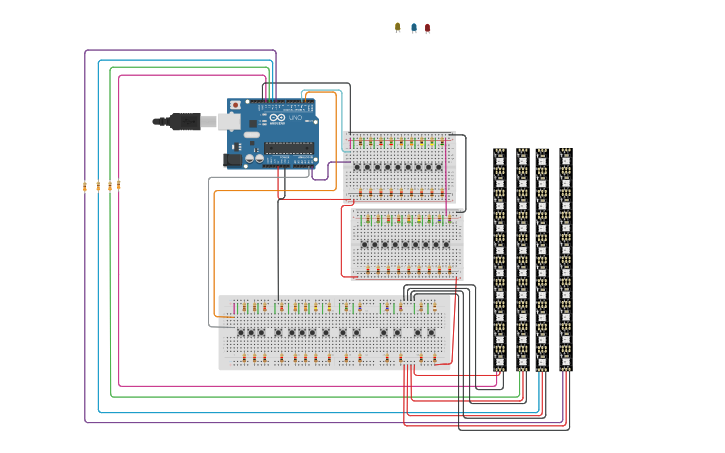 Circuit design Elevador | Tinkercad