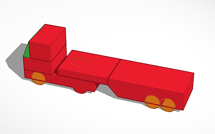 3D design truck - Tinkercad