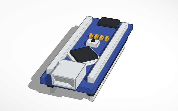 3D design Basic Arduino Nano v3, no ICSP - Tinkercad