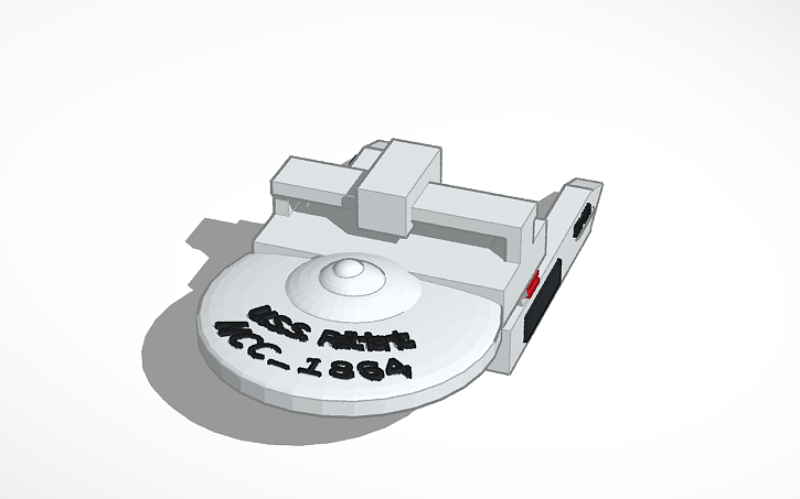 3D design Miranda-class Reliant NCC-1864 - Tinkercad