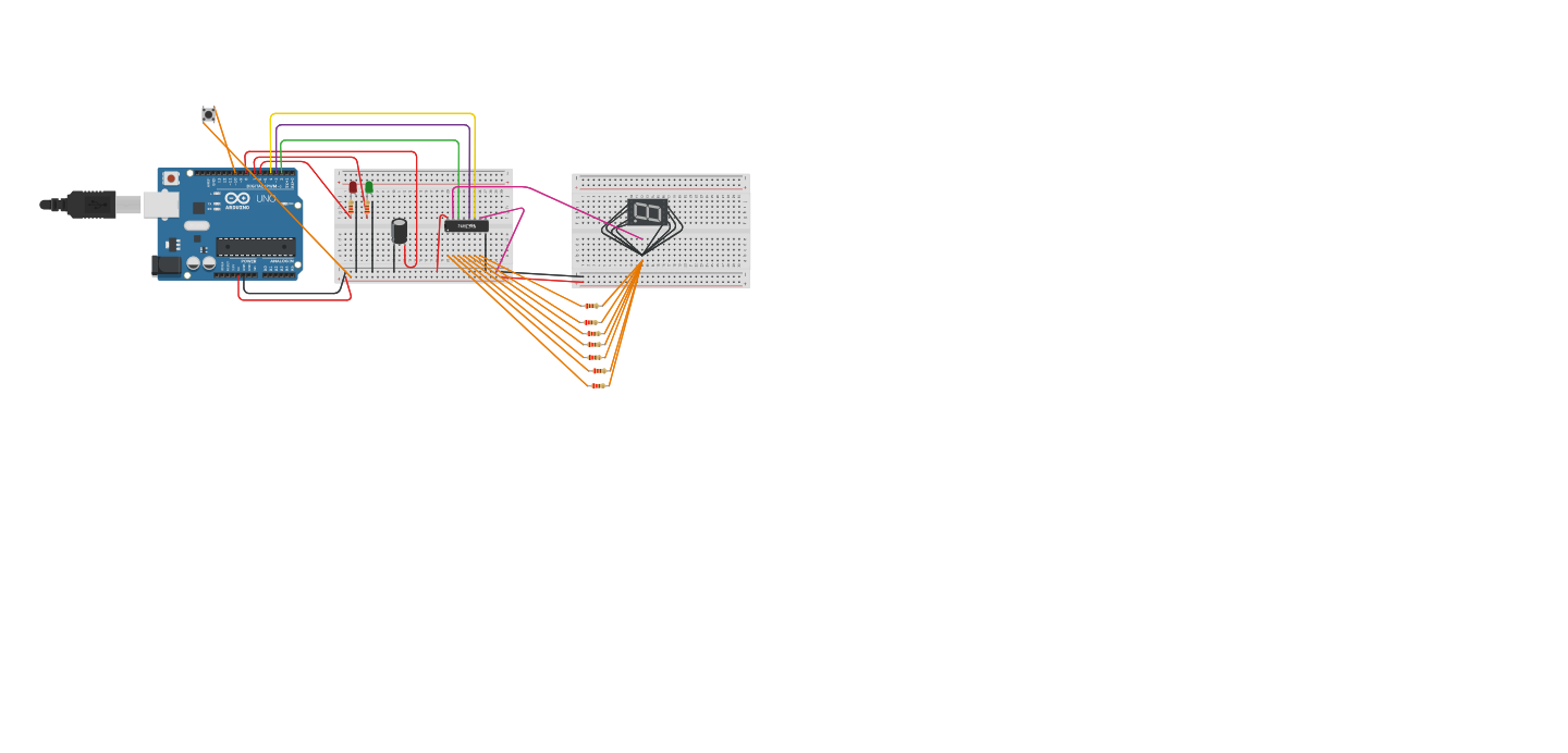 Circuit design Progetto buzz-wire game con display a sette segmenti ...