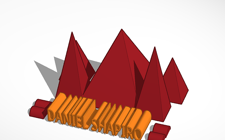3D design Daniel Shapiro Logo | Tinkercad