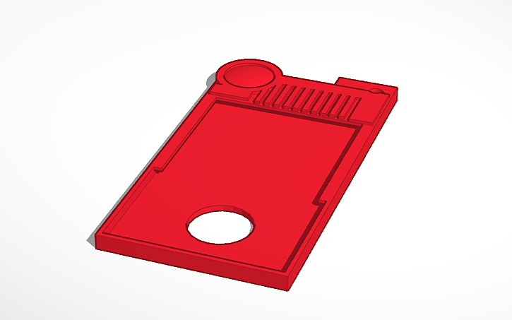 3D design Multi pass credit card format - Tinkercad