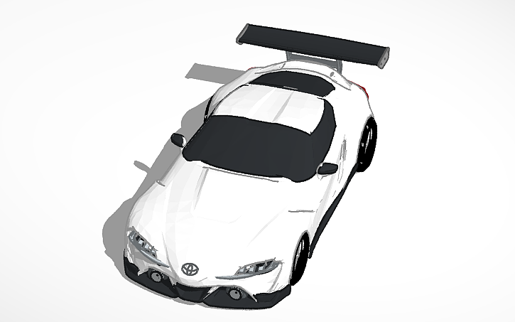 3D design Upgraded Toyota Supra MK5 - Tinkercad
