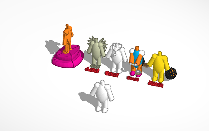 3D design body sketch | Tinkercad