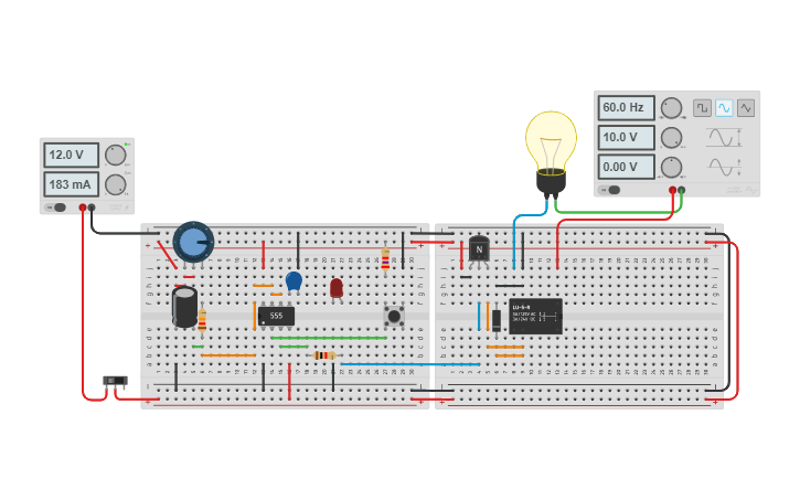 Circuit design TIMER 555 FINAL | Tinkercad