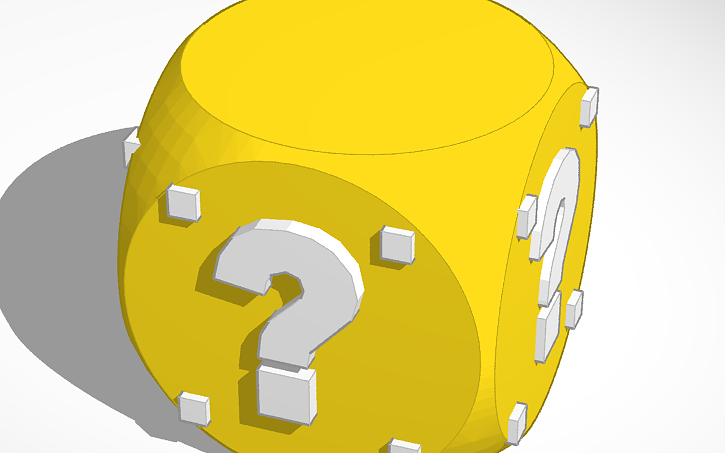 3d Design Question Block Tinkercad