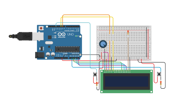 Circuit design menu 2 - Tinkercad