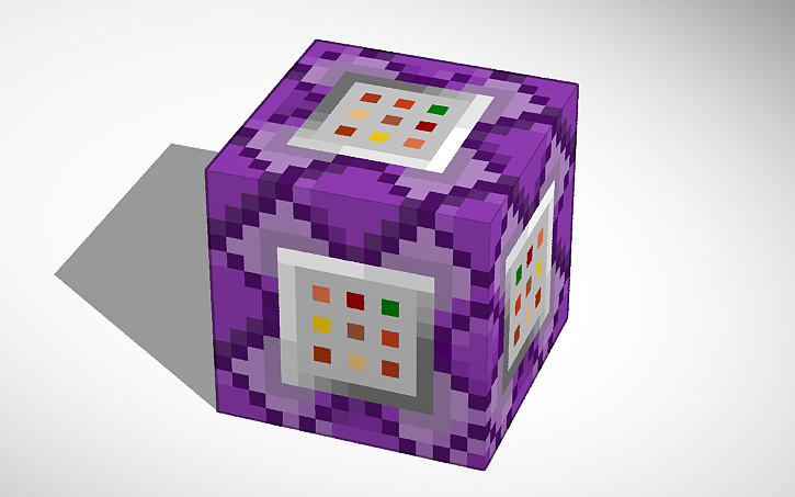 3d Design Minecraft Repeating Command Block Tinkercad