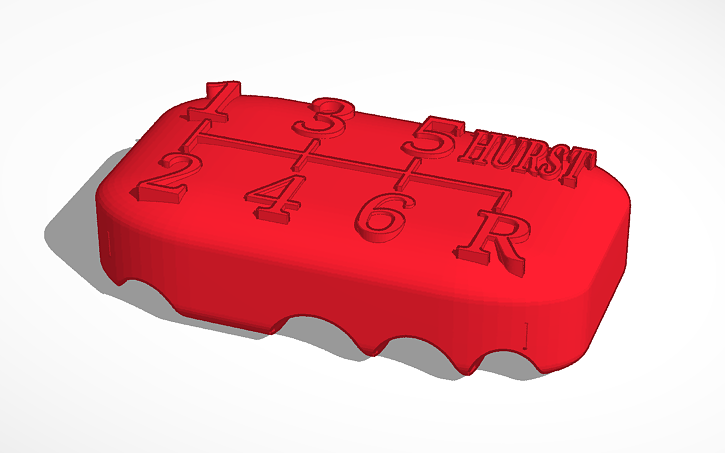 3D design hurst "T" style shifter knob | Tinkercad