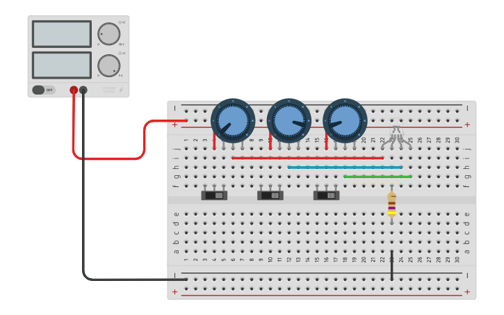 Circuit Design Led Rgb Com Botão Interruptor Deslizante E