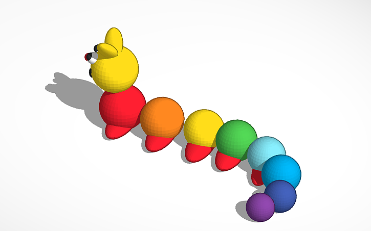 3D design Caterpillar - Tinkercad