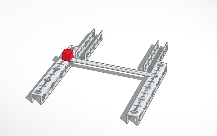 3d Design 2wd Robot Chassis Step 1 Completed Tinkercad 