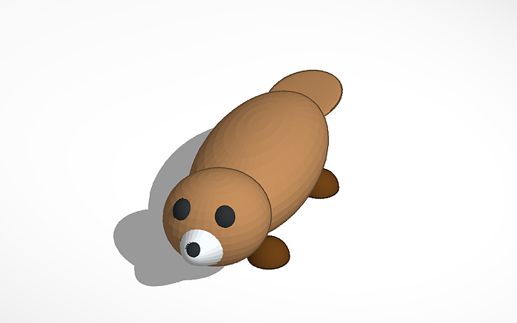 3D design Adopt Me!Otter - Tinkercad