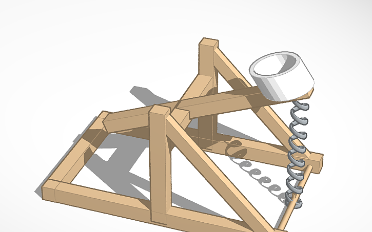 3D design Copy of Josh's ball launcher - Tinkercad