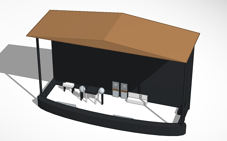 3D design Balcony - Tinkercad