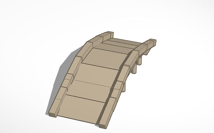 3D design Bridge - Tinkercad