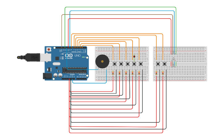 Circuit design PS 1 Octave | Tinkercad