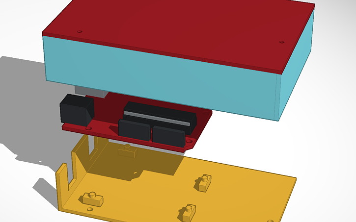 3D design Extended Arduino box to fit 9V battery - Tinkercad