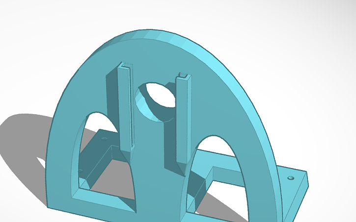 3d Design Wall Filament Holder Tinkercad