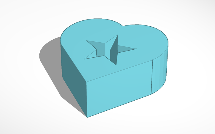 3D design heart - Tinkercad