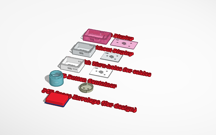3D design Reaction Game - Tinkercad