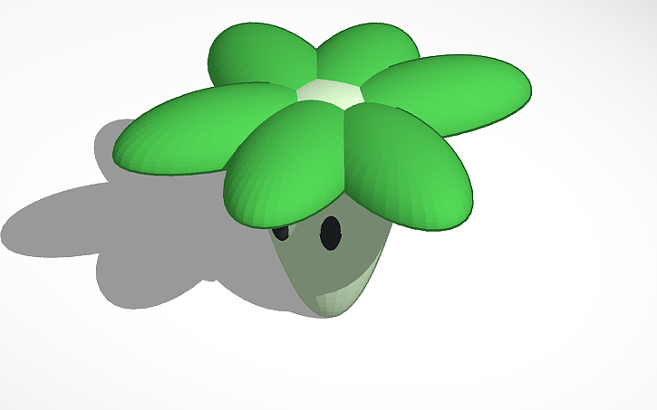 3D design That one throwable plant from mario - Tinkercad