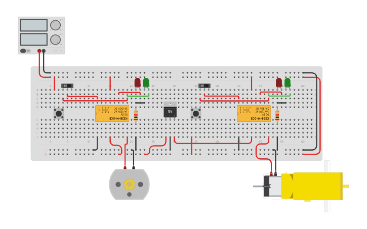 Circuit design FEEDER ELECTRONIC - Tinkercad