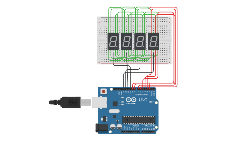 Circuit Design Таймер Tinkercad