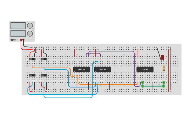 Circuit design Elevador - Tinkercad