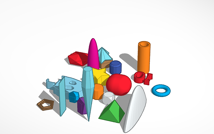 3D design Formas basicas - Tinkercad