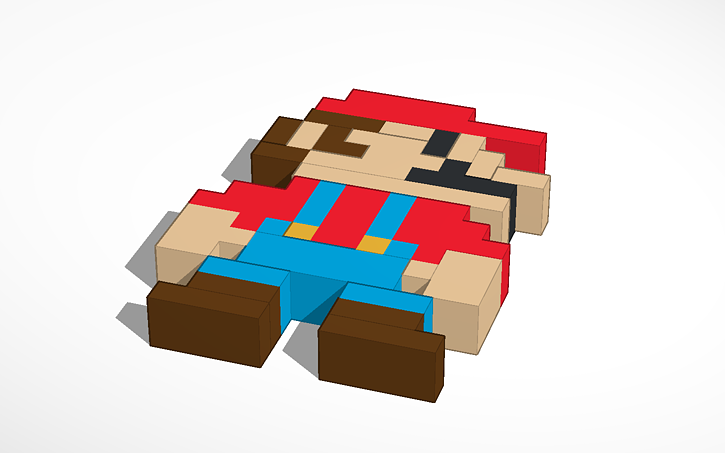3D design mario - Tinkercad