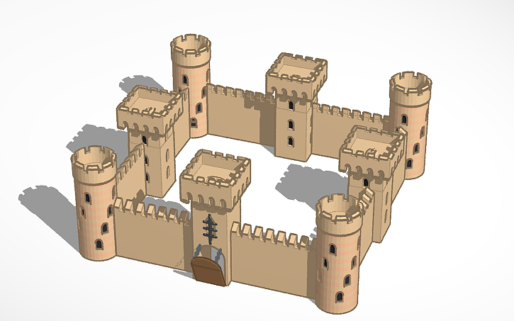 3D design Castle - Tinkercad