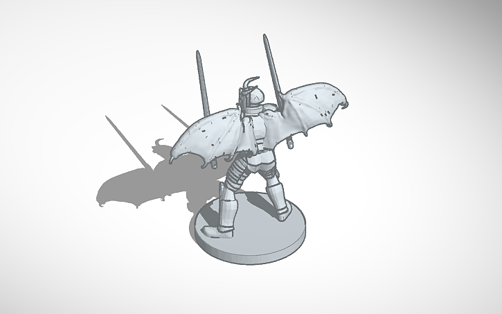 3D design demon knight - Tinkercad