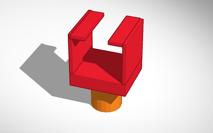 3D design stressless chair clip - Tinkercad