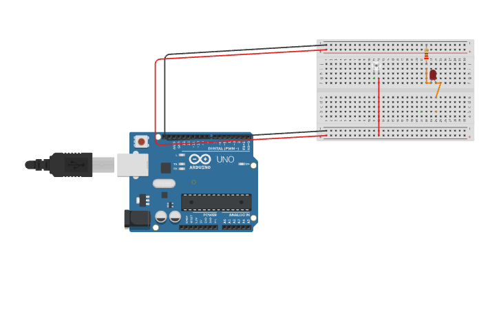 Circuit design Light sensor - Tinkercad
