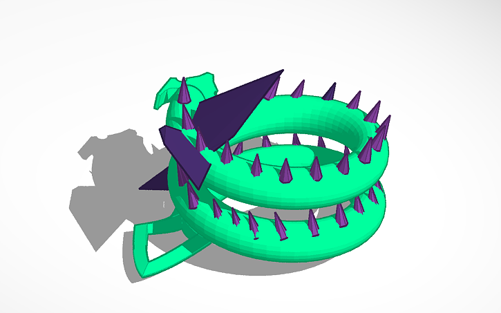 3d Design Baller Dragon Tinkercad