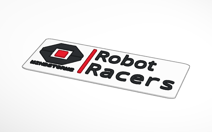 3D design Mindstorms Robot Racers - Logo | Tinkercad