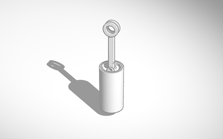 3D design piston - Tinkercad