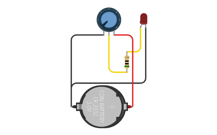 Circuit Design Potentiometer Led Tinkercad