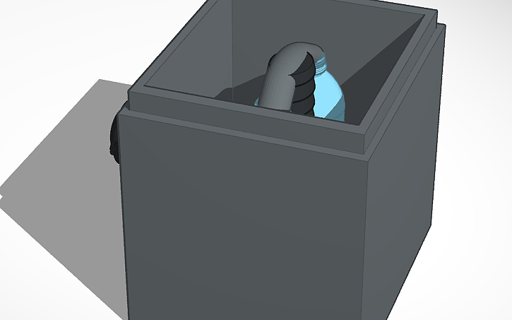 3D design Water Filter - Tinkercad