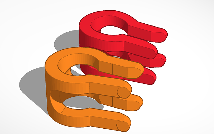 3D design Cable Holder - Tinkercad
